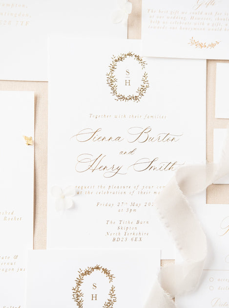 Sienna Wedding Invitations | Eliza May Prints